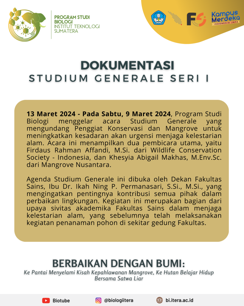 Fakultas Sains ITERA